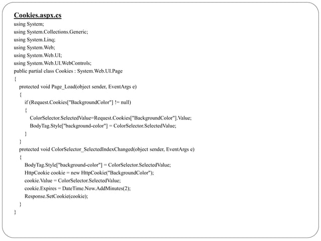 Asp.net state management | PDF | Web Design and HTML | Internet