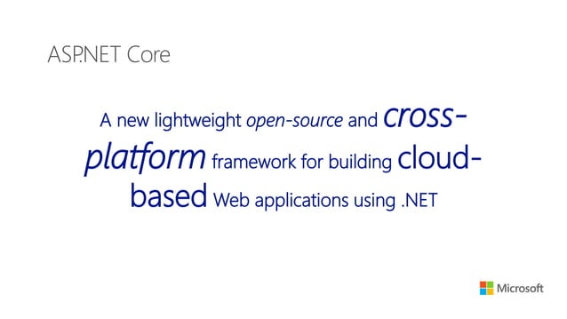 ASP.NET vs ASP.NET Core | PPT