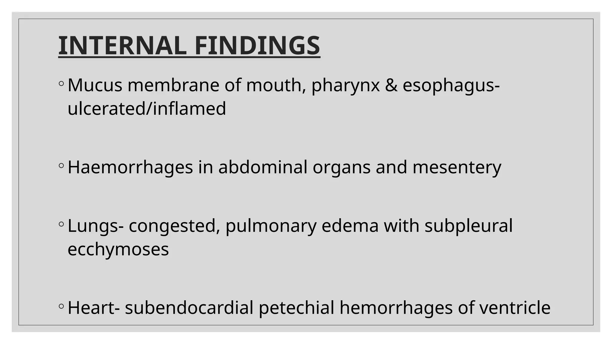 post mortem changes of arsenic poisoning | PPTX