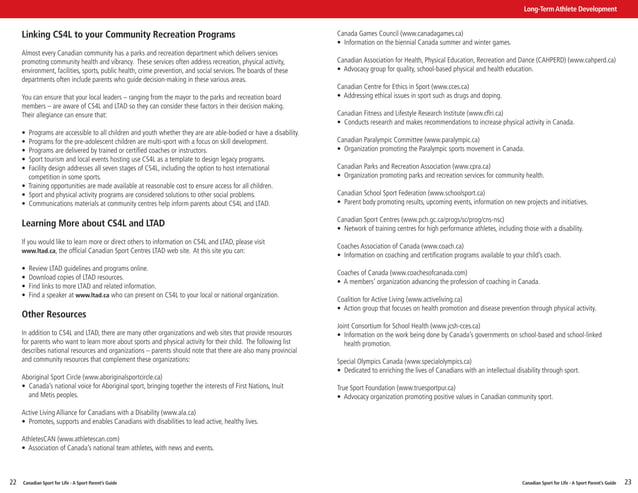 A sport parent's guide | PDF