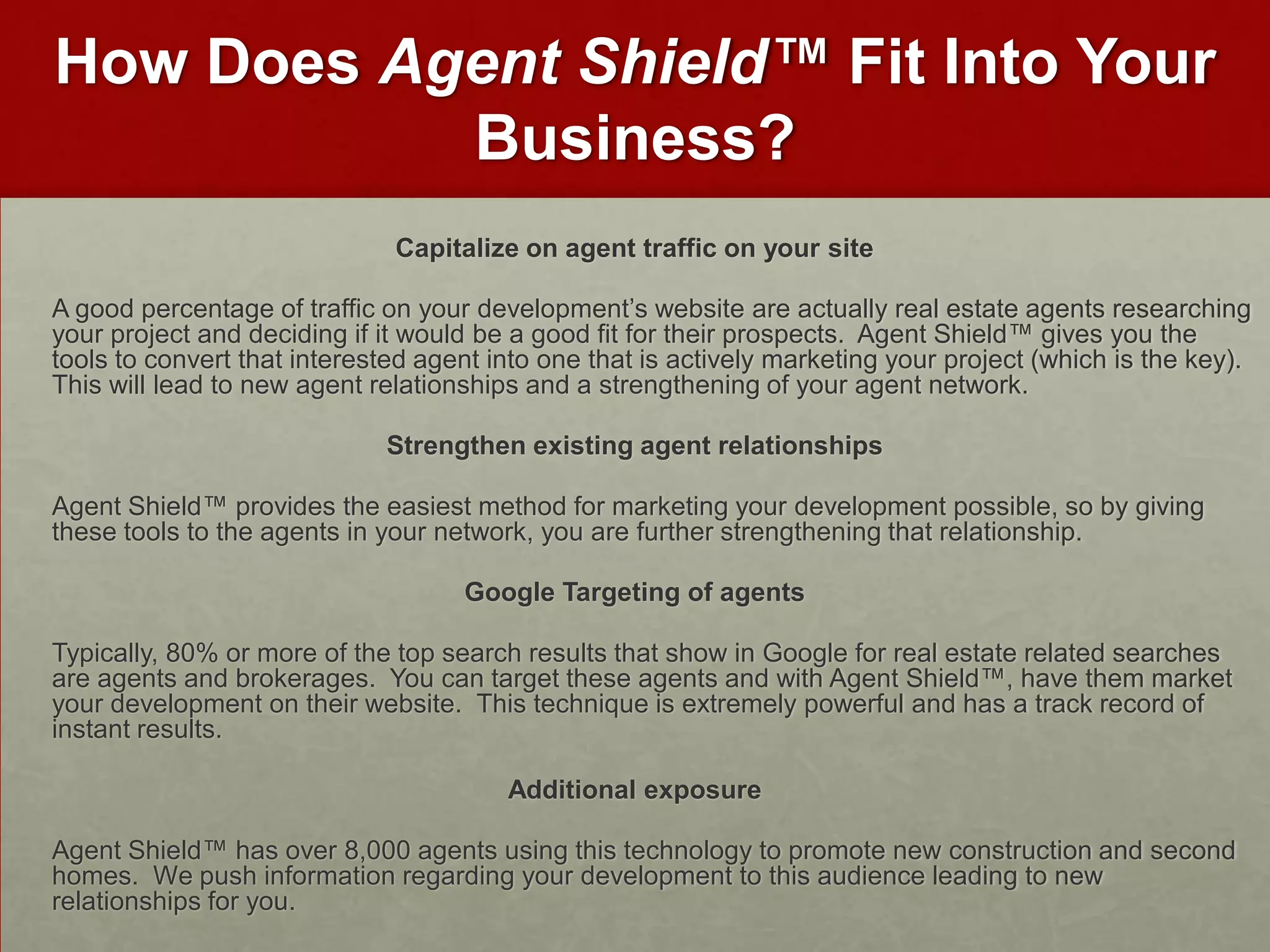 Agent Shield™ Developer Information | PPSX