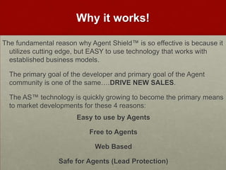 Agent Shield™ Developer Information | PPT