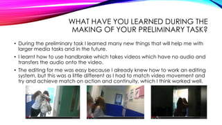 As media preliminary task evaluation | PPT