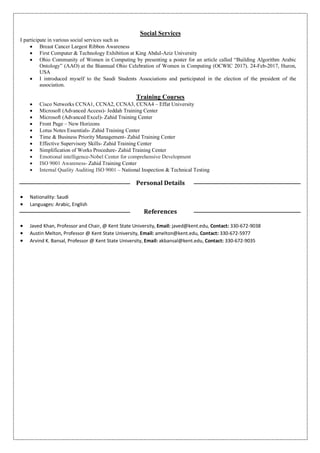 Dr. Rania Aboalela CV2020 د. رانية أبوالعلا | PDF