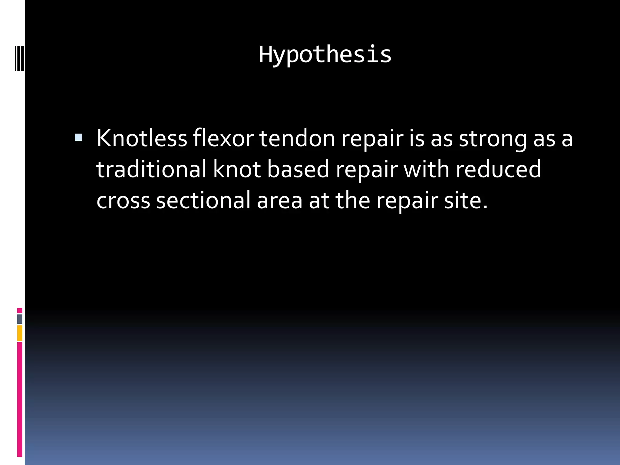 Barbed Suture Tendon Repair ASPS | PPTX