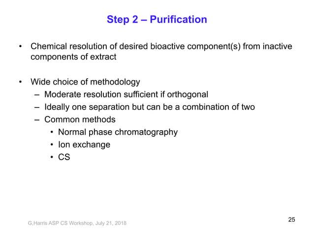 Integrating Countercurrent Separations Into Natural Product