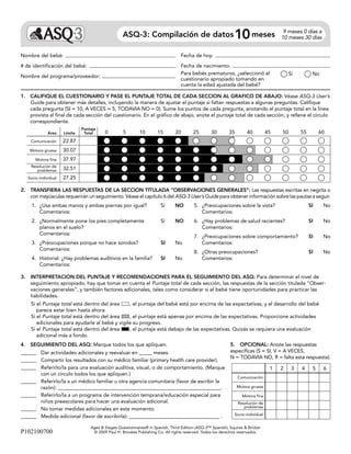 Asq 3-manual y formularios | PDF