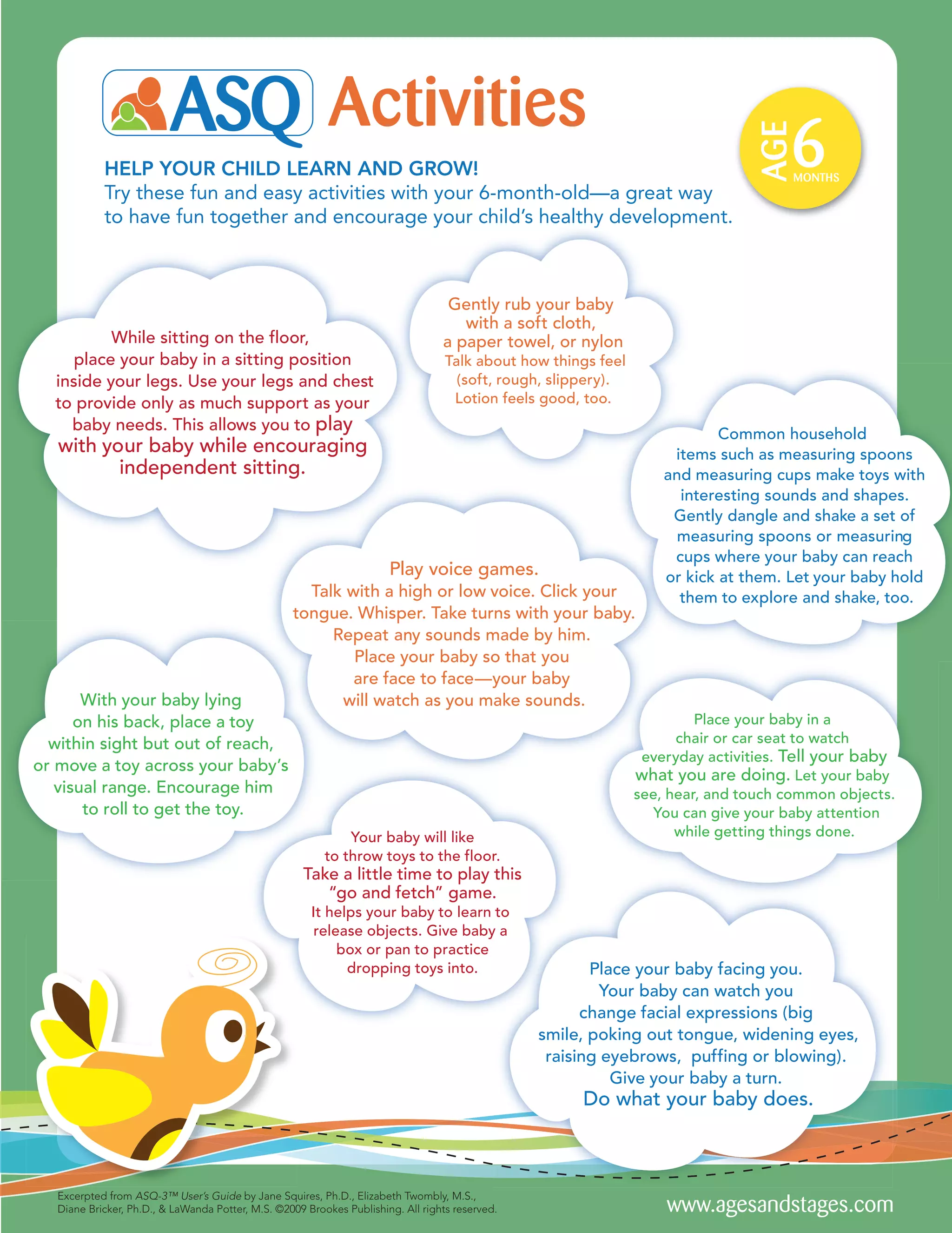 ASQ-3 Parent Activities | PDF