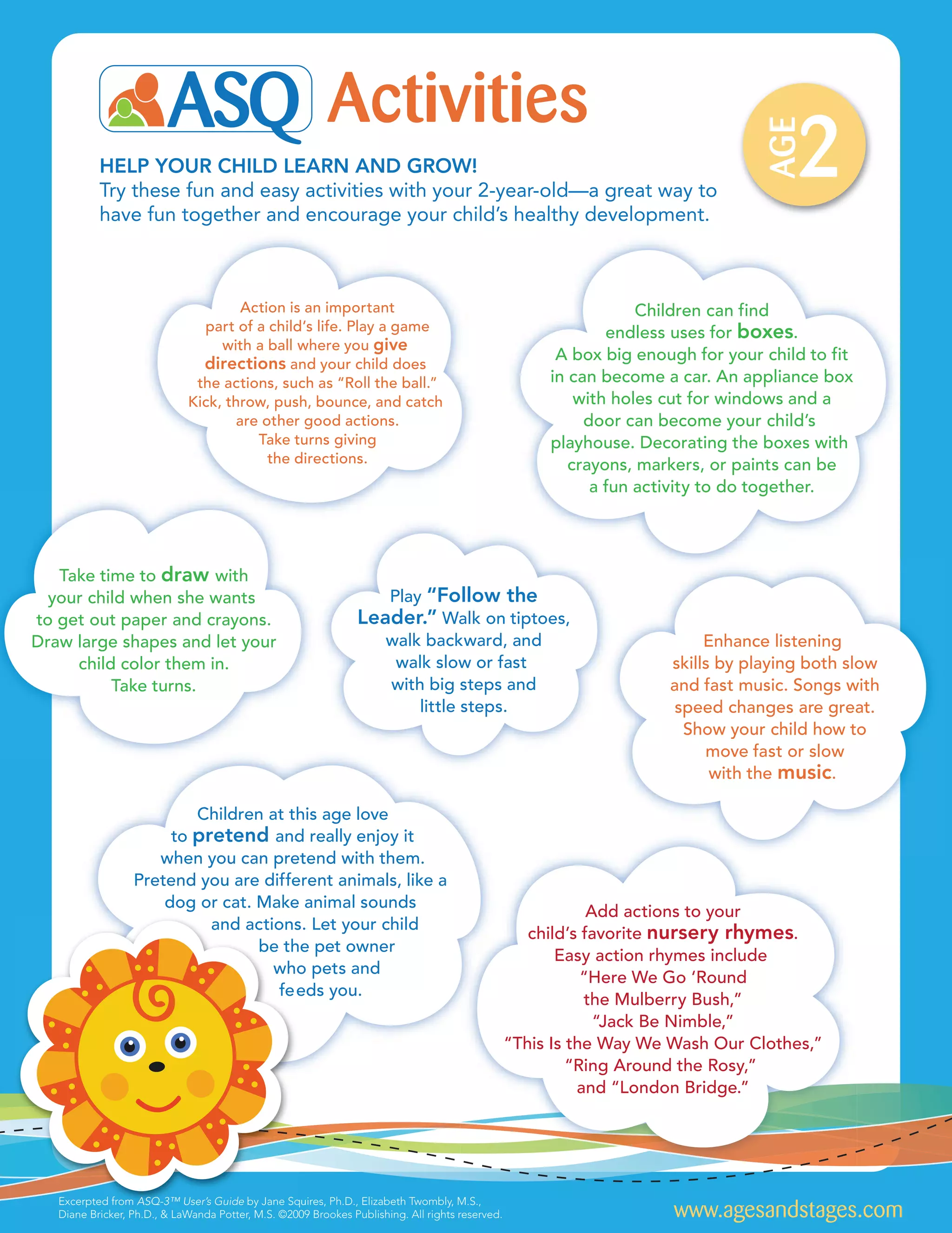 ASQ-3 Parent Activities | PDF