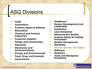 ASQ Discussion Groups | PPT