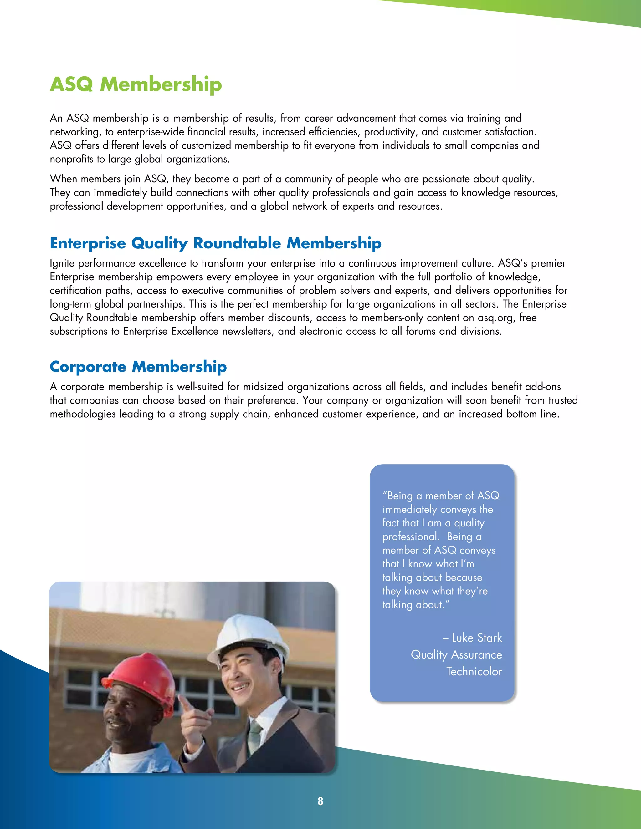 Asq overview-brochure | PDF
