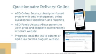 Using ASQ-3 in a Virtual Environment | PPT