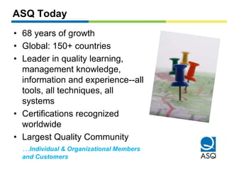 Asq at a glance | PPTX