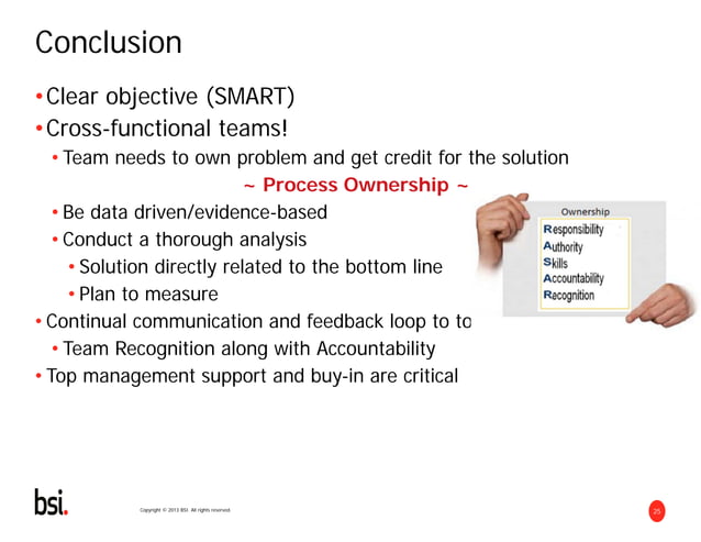 Detailed concepts of the Plan Do Check Act Process – Critical to ...
