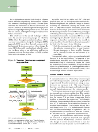 Design for Reliability Readiness Plan in DFSS | PDF