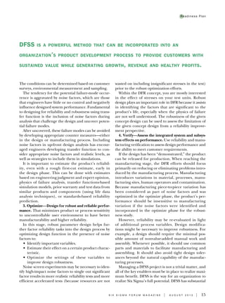 Design for Reliability Readiness Plan in DFSS | PDF