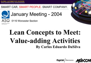 Value Adding Activities - Lean Concepts | PPT