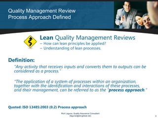 ASQ Presentation Lean Mgt Reviews | PDF