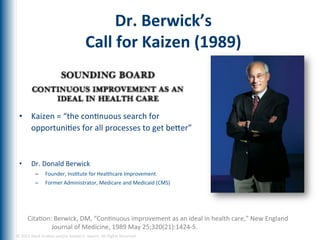 Mark Graban Webinar - ASQ LED, Suggestion Boxes & Kaizen | PDF