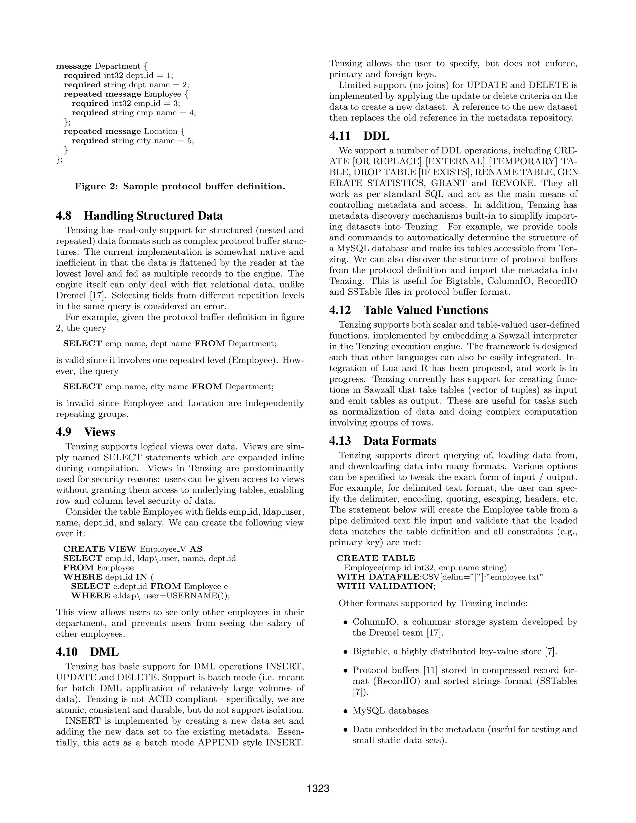 A Sql Implementation On The Map Reduce Framework Pdf Databases Computer Software And