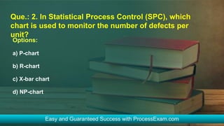 ASQ Master Black Belt (MBB) Exam | Questions & Answers | PDF