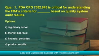 ASQ Medical Device Auditor (CMDA) Exam | How to Prepare | PDF