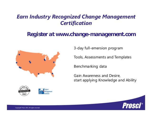 Demystifying Change Management: Prosci Change Management Certificatio…