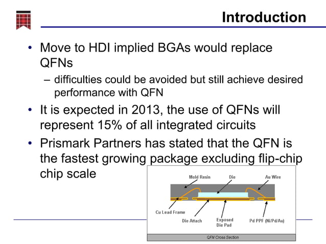 ASQ RD Webinar: Improved QFN Reliability Process | PPT
