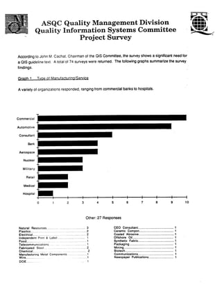 ASQ QMD Quality Information Systems Tech Committee 1992 | PDF