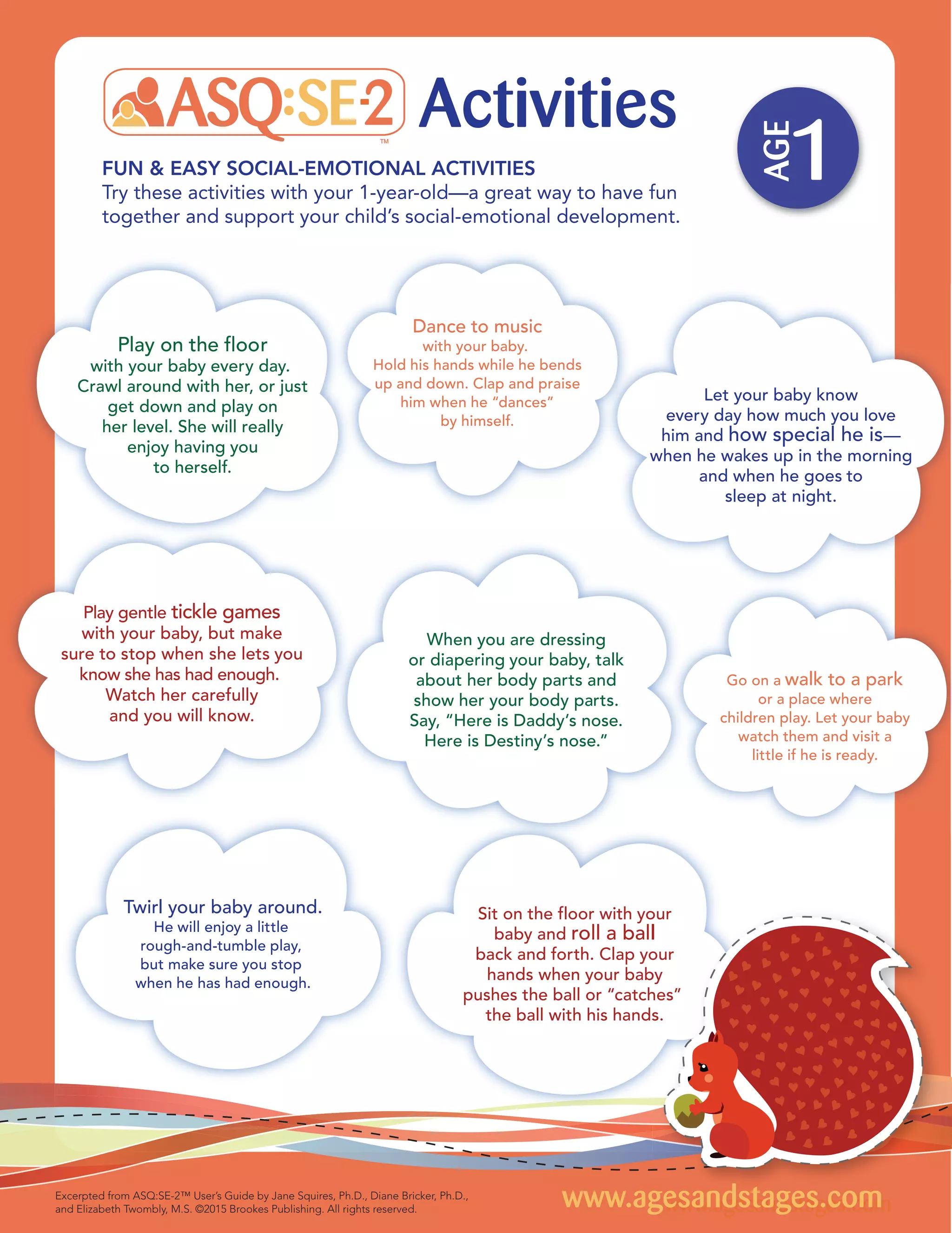 ASQ:SE-2 Parent Activities | PDF