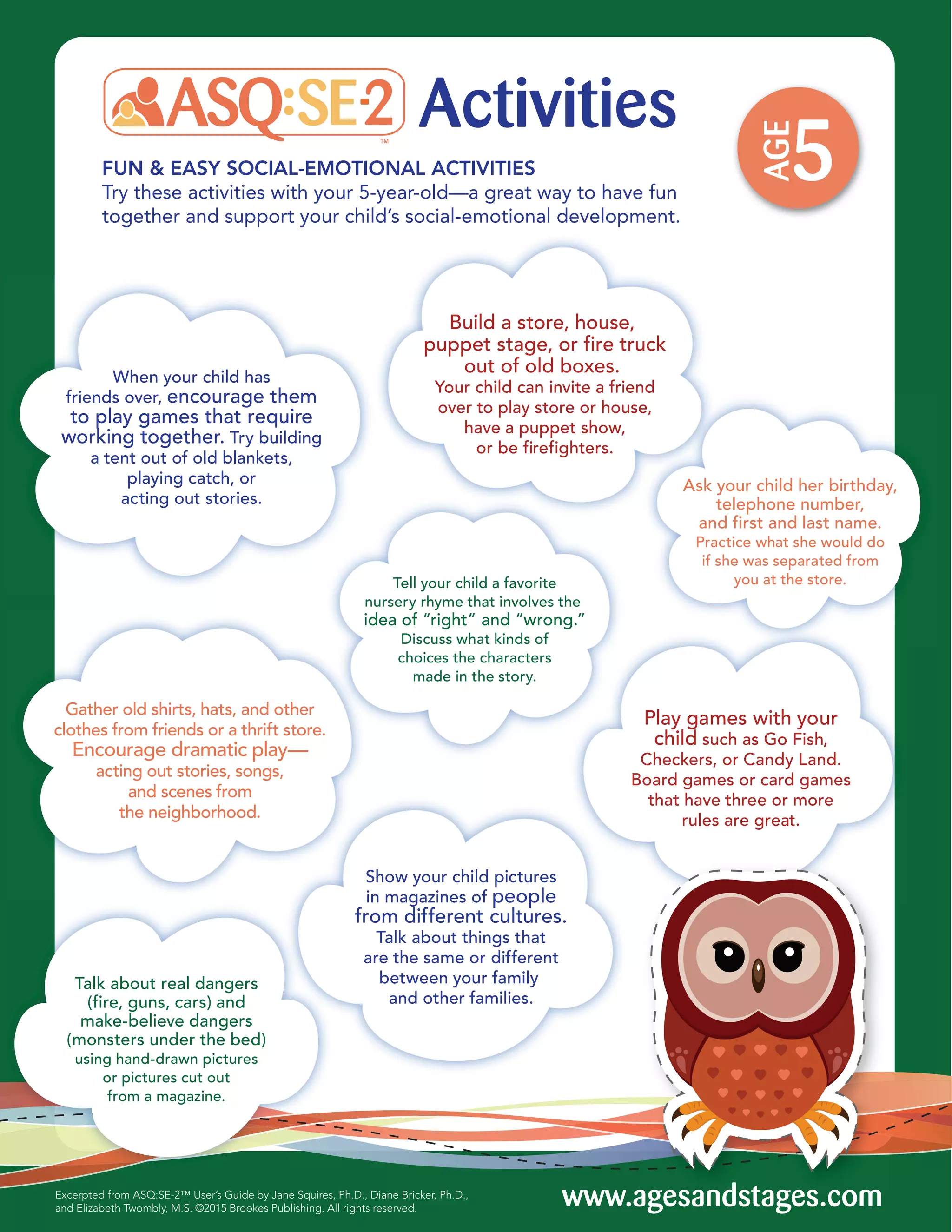 ASQ:SE-2 Parent Activities | PDF
