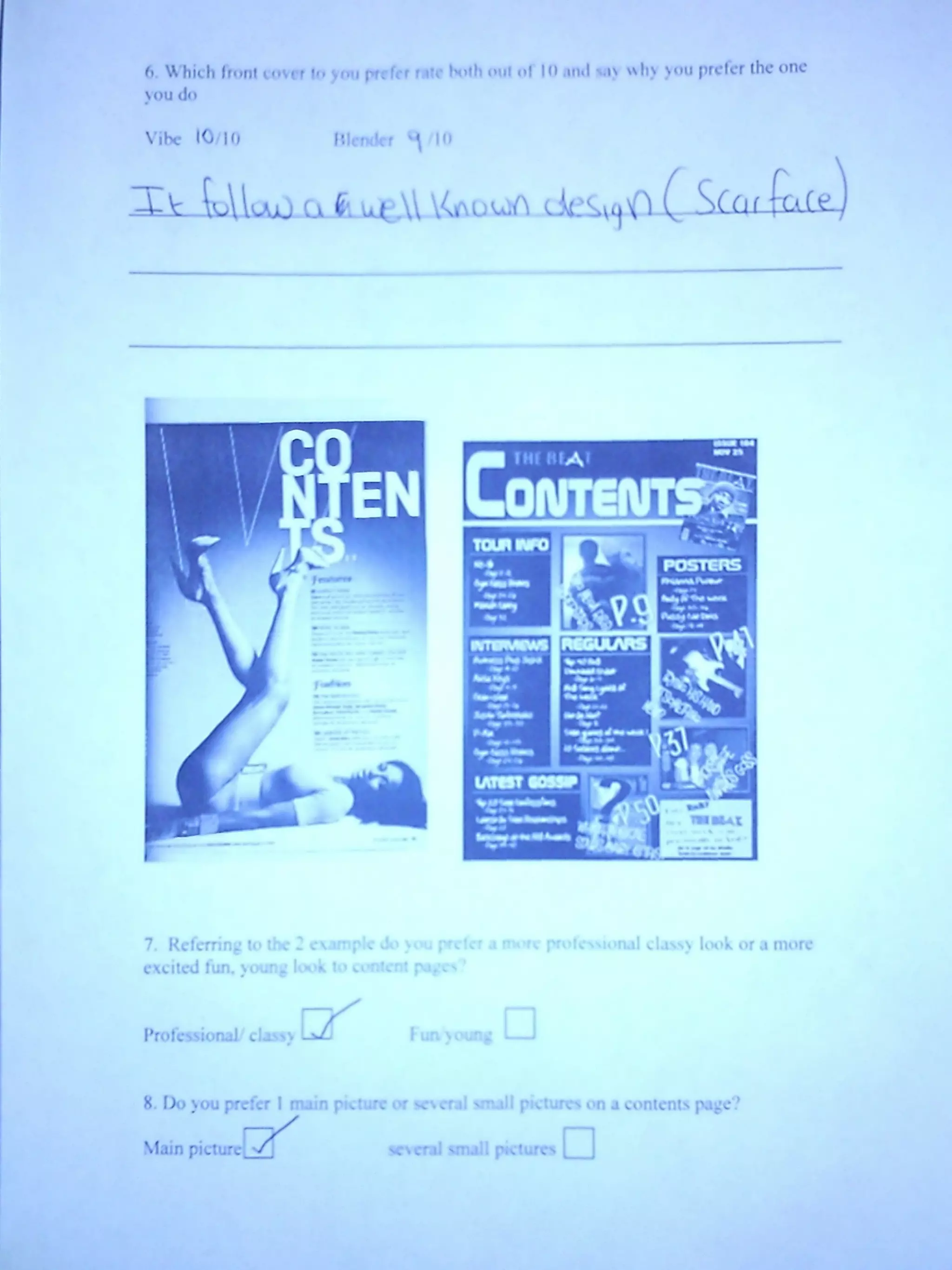 Examples of completed questionaires | PPT