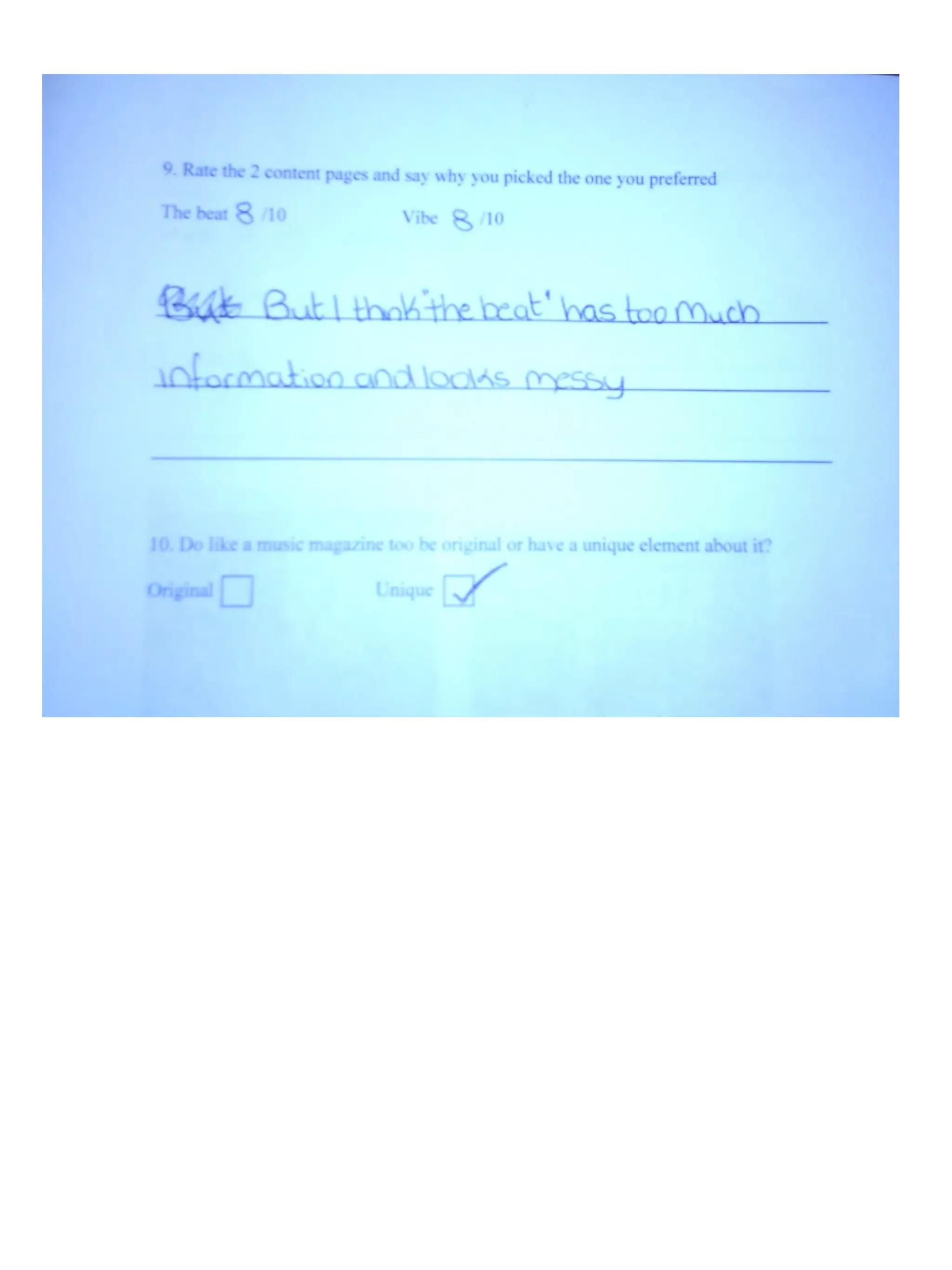 Examples of completed questionaires | PPT