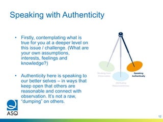 Enabling Conversations for Quality with the OBREAU Tripod | PPT