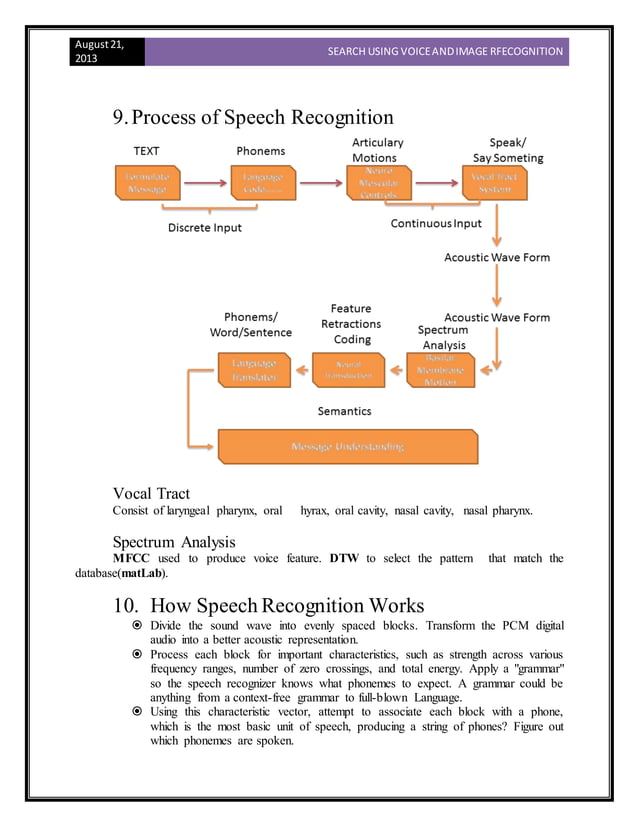 Automatic Speech Recognition | DOCX | Digital Audio | Computer Software ...