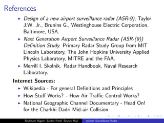 Airport Surveillance Radar (ASR) | PDF