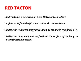 RED TACTON | PPT