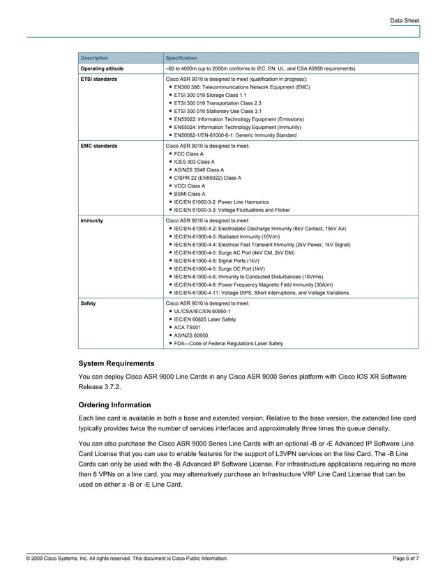 Asr 9000-line-cards | PDF