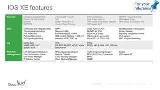 Cisco IOS XE Routers ASR 1000 & ISR 4000 The Evolution of Converged ...