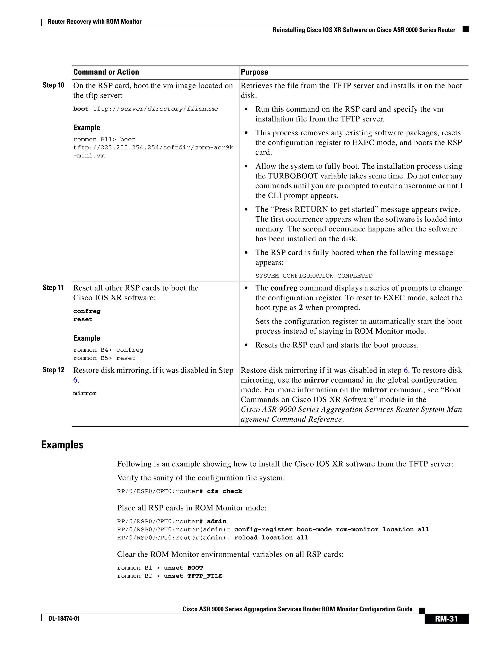 Asr 9k rommon config | PDF