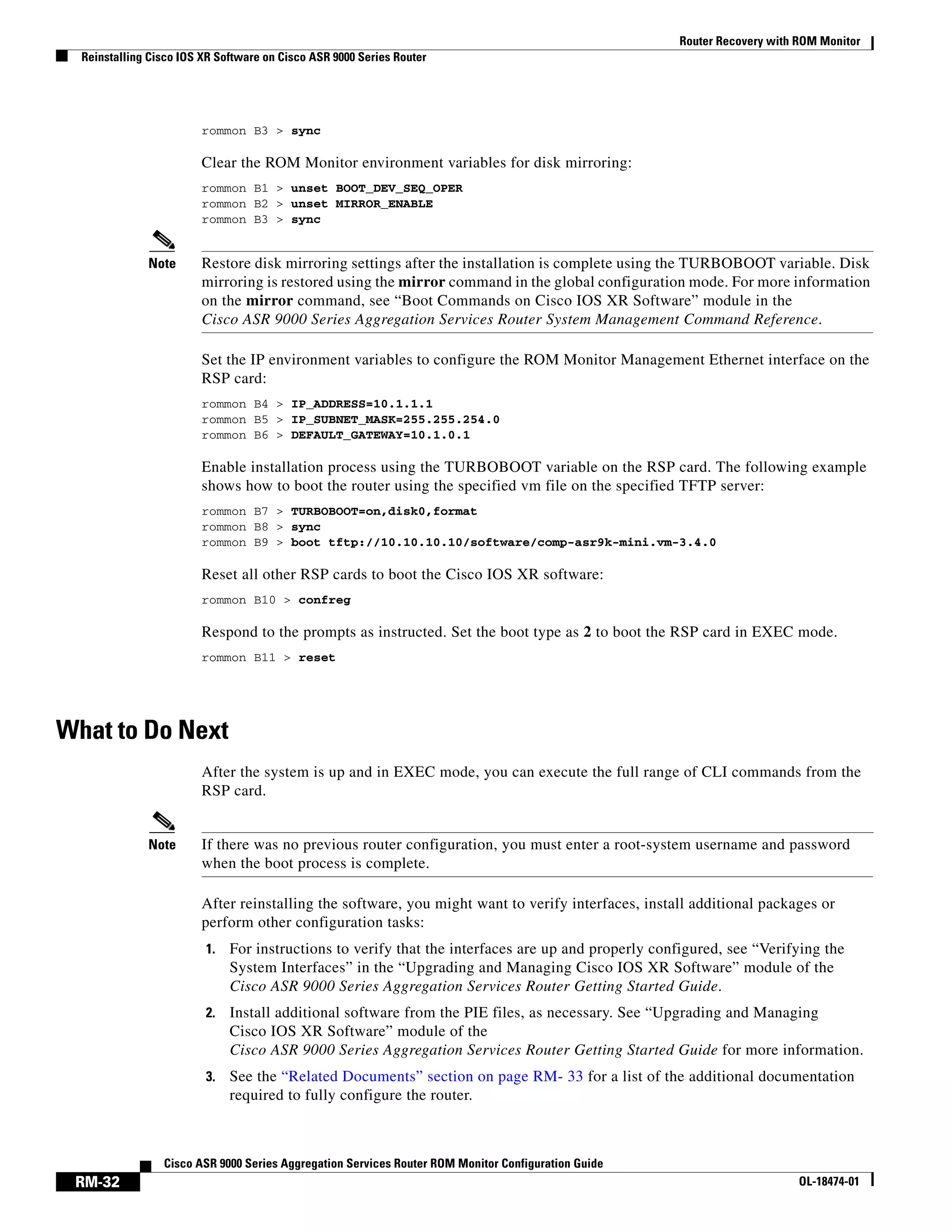 Asr 9k rommon config | PDF