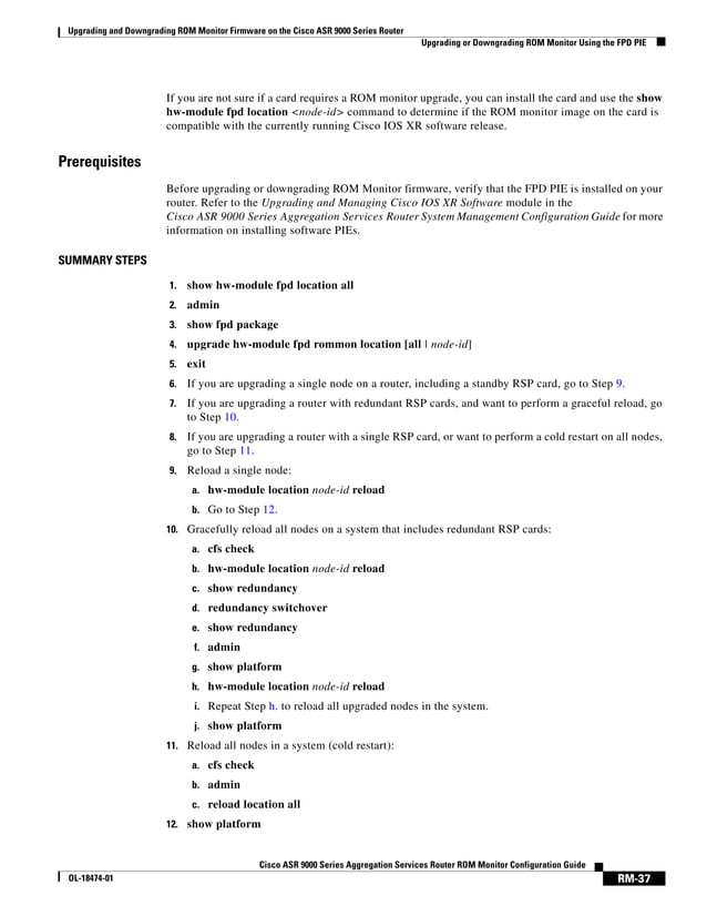 Asr 9k rommon config | PDF