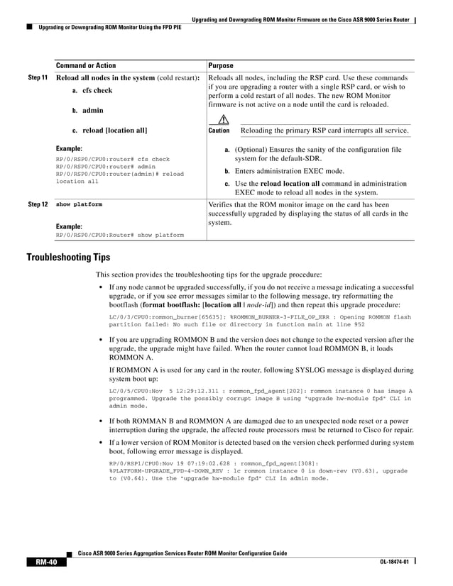 Asr 9k rommon config | PDF