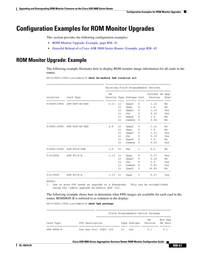 Asr 9k rommon config | PDF