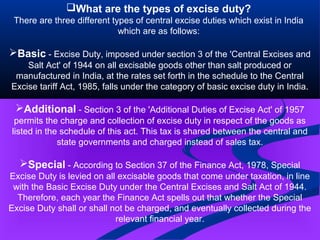 excise tax | PPT