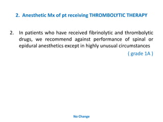 ASRA Guidelines 4th Edition | PPTX