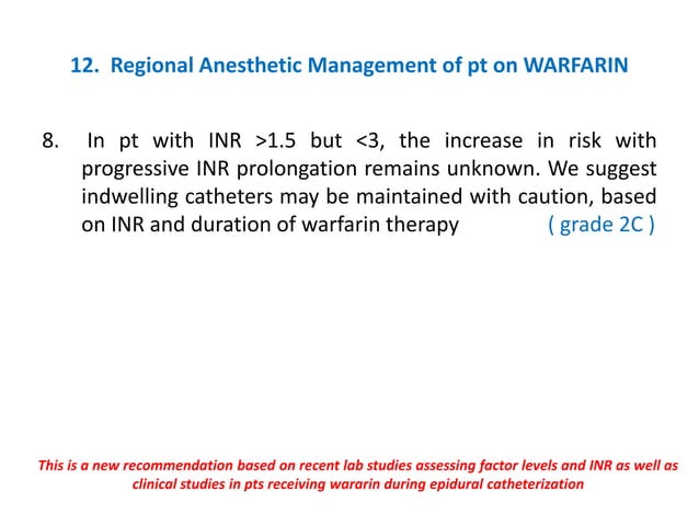 ASRA Guidelines 4th Edition