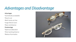 Optical and non optical devices used in low vision | PPTX