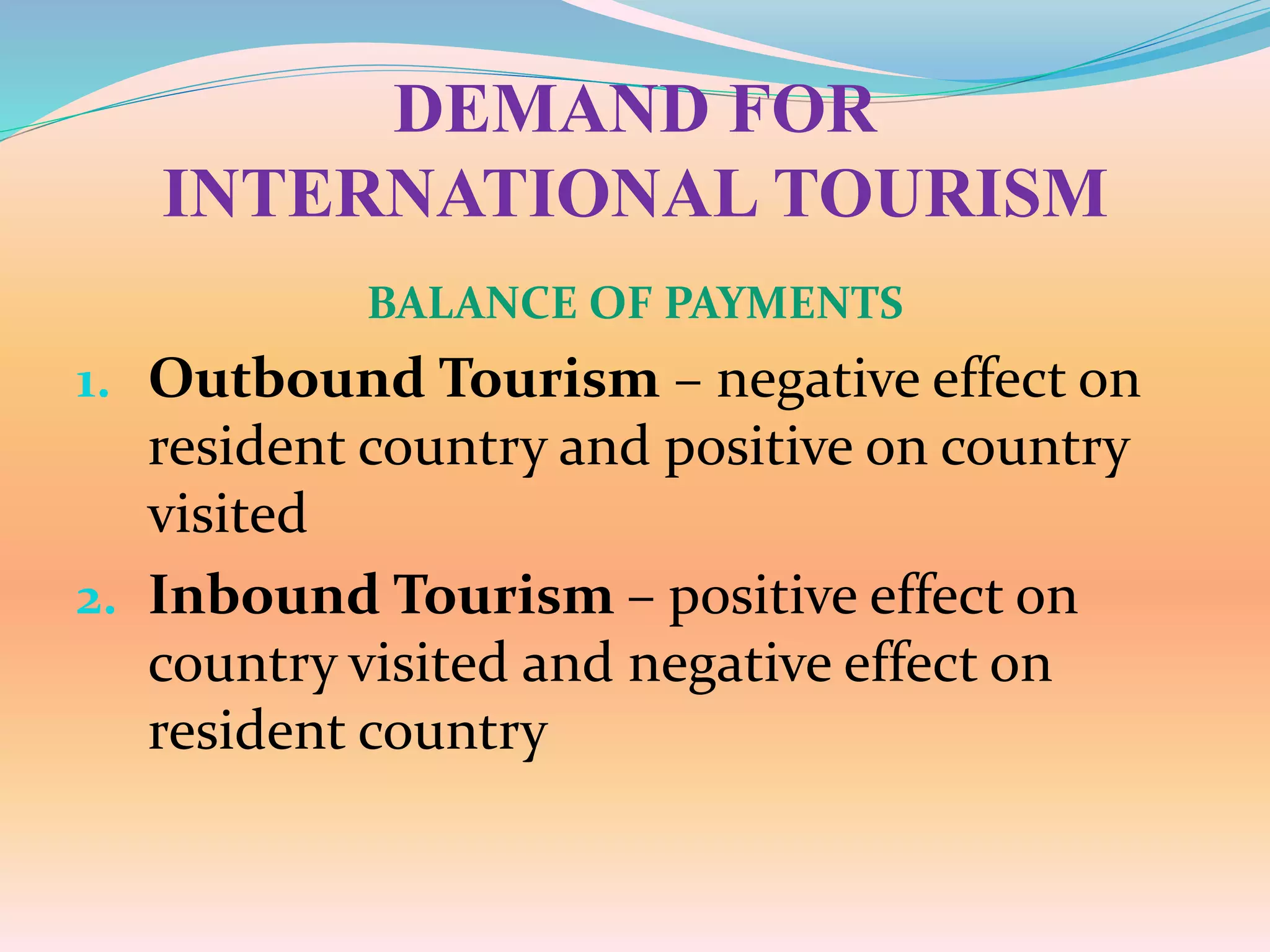 Understanding Tourism Demand | PPTX