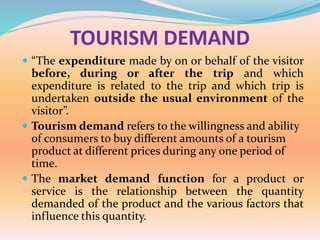 Understanding Tourism Demand | PPTX